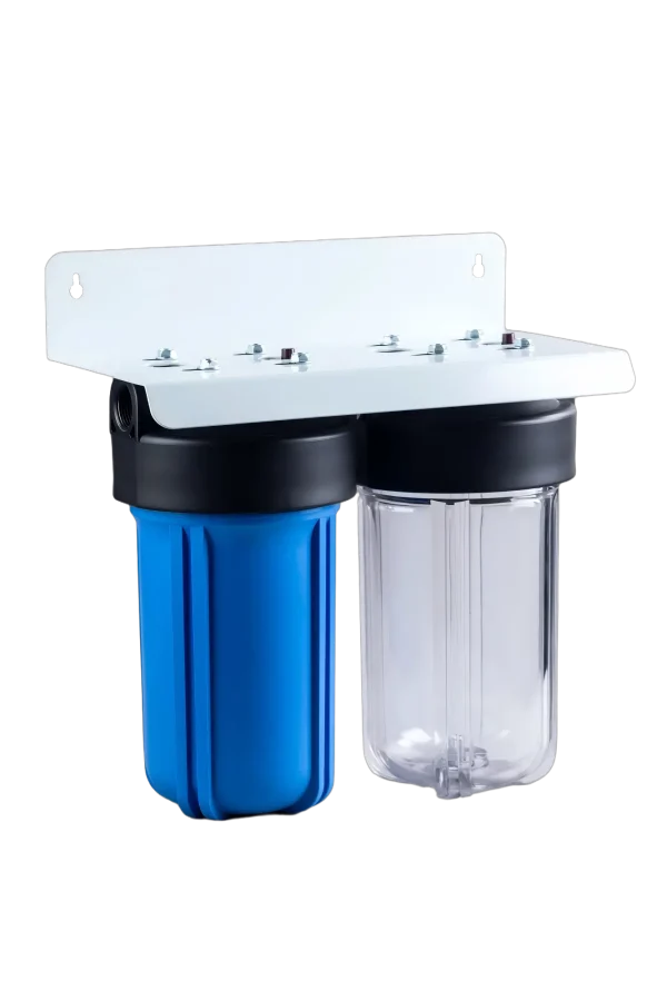 10'' Big Blue 2-Stage Filter Housing with Wall Mount Bracket